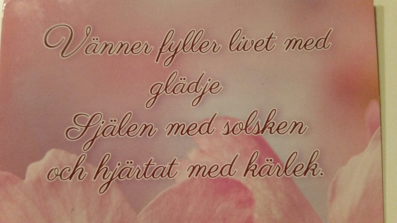 Känslan av tacksamhet…